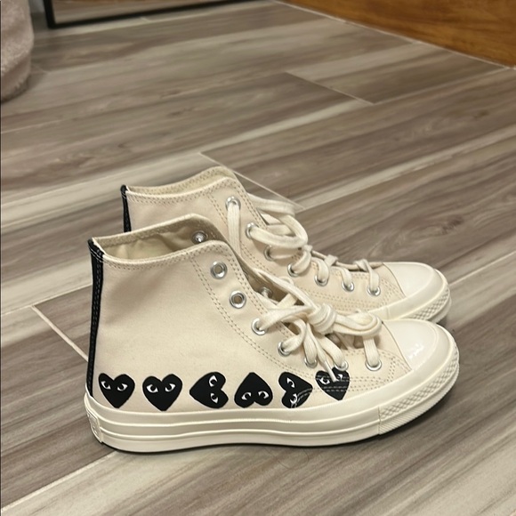Converse | Shoes | Converse Comme Des Garcons Play X Chuck 7 High ...